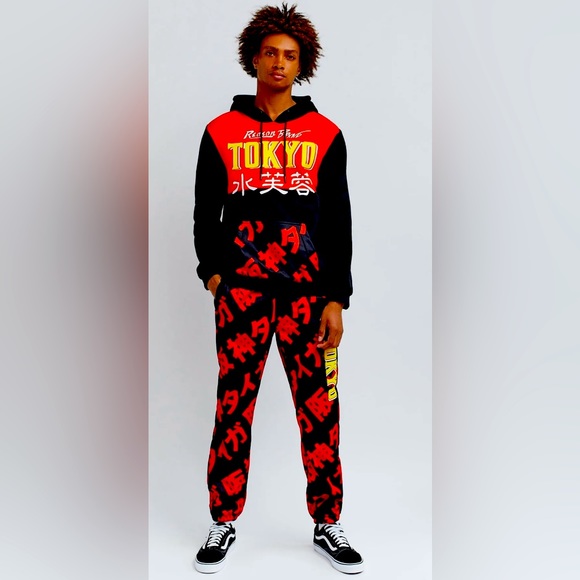 Reason | Other | Nwt Reason Brand Red And Black Tracksuit As Pictured ...